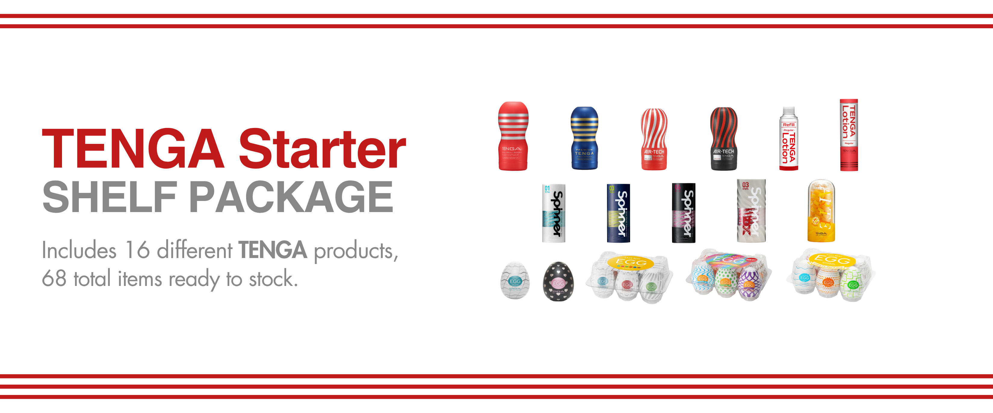 TENGA Starter Shelf Package – TENGA Europe Wholesale Store