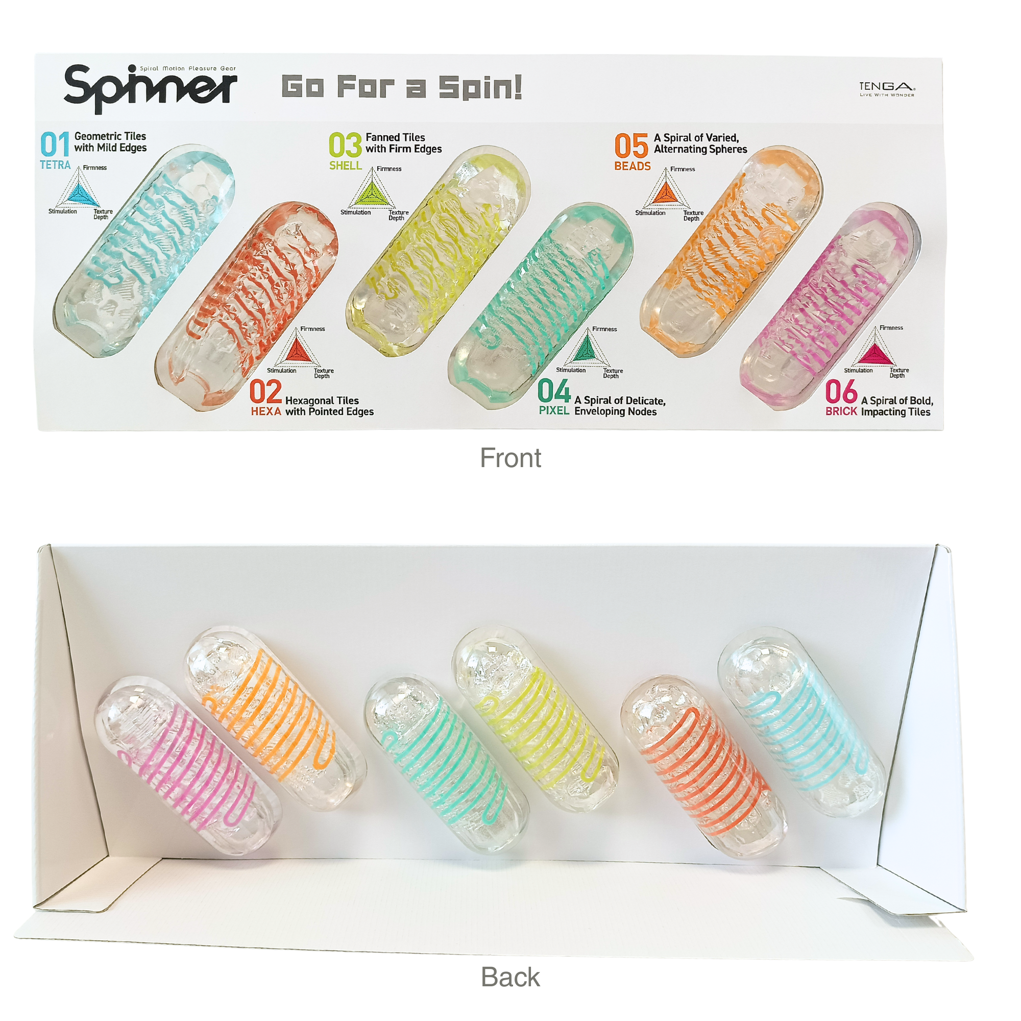 TENGA Spinner Half Cut- POS Material – TENGA Europe Wholesale Store